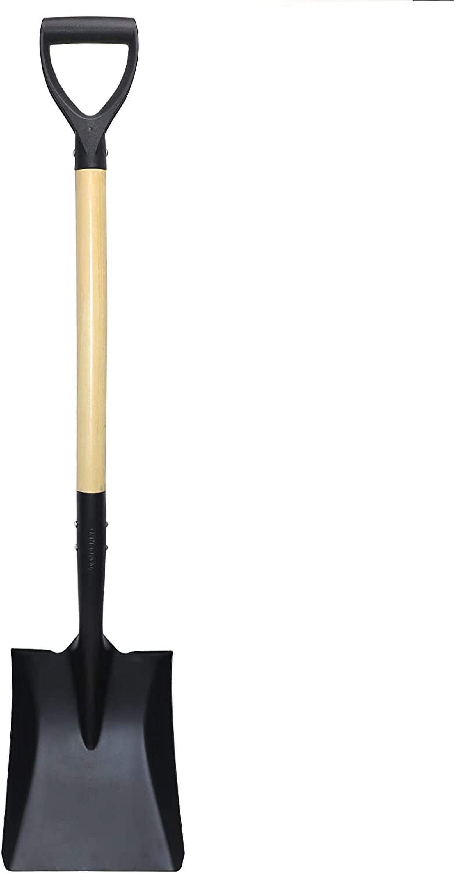 Square Shovel, Shovels for Digging with D-Handle, Overall 41-Inch Long ...