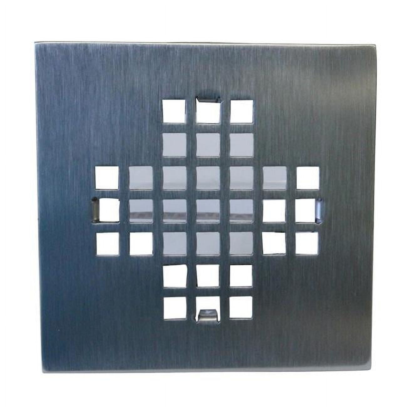 Square Shower Drain Cover in Satin Nickel - Walmart.com