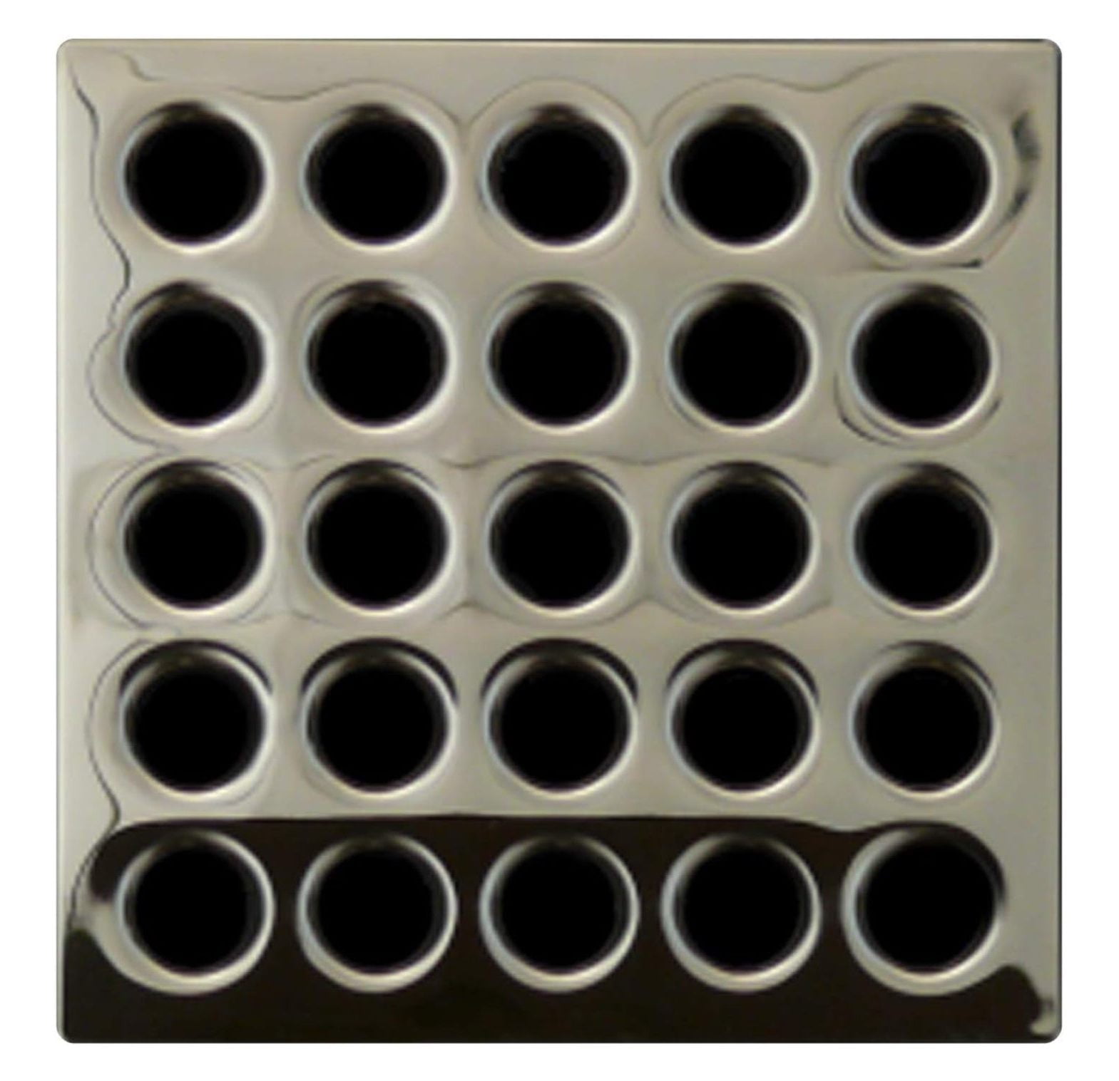 Square Shower Drain Grate, Polished Stainless Steel - 3 3/4 Inch - with ...