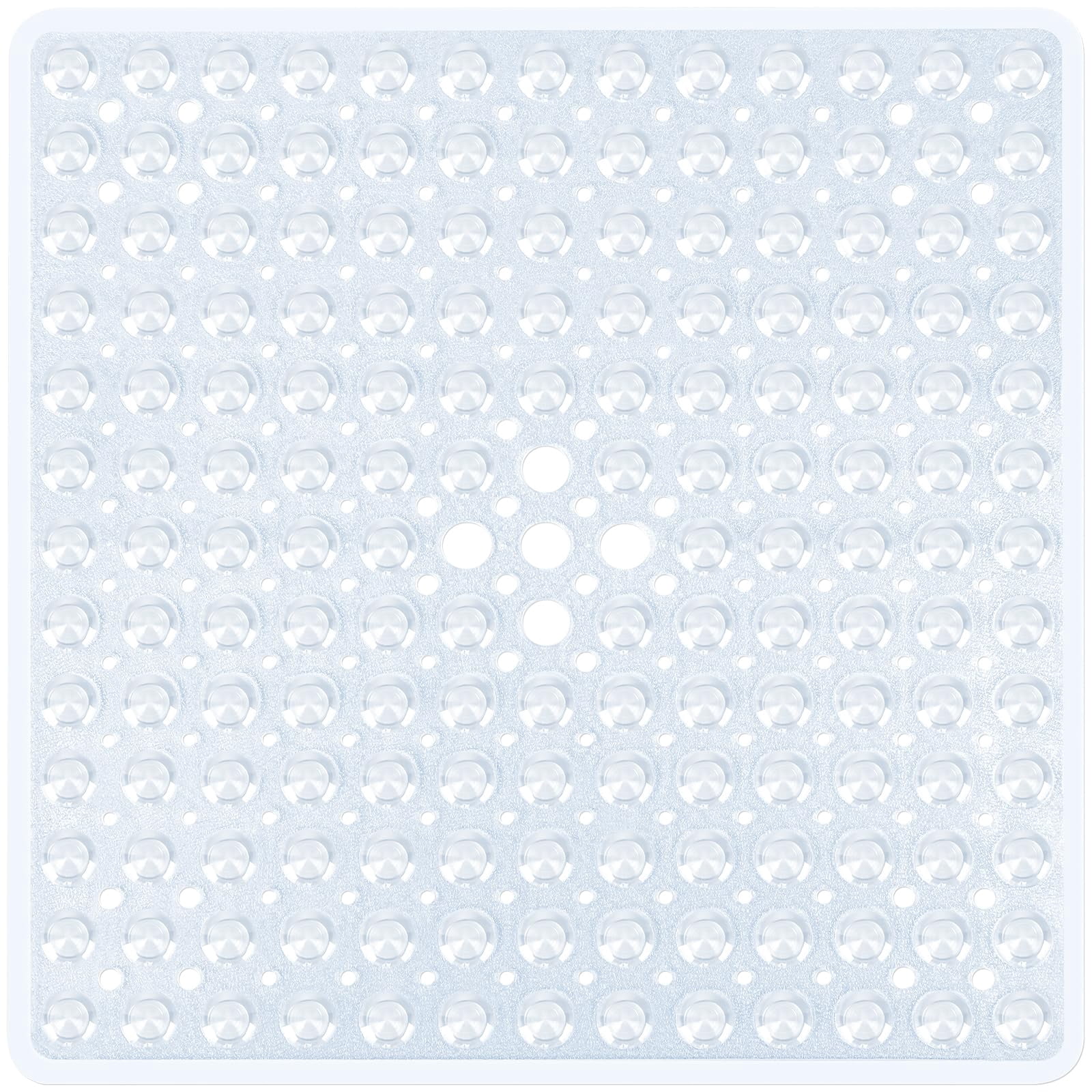 Square Shower Mat Bathtub Mat Non Slip 21x21 Inch, Square Bath Mat for ...