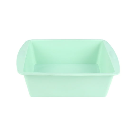 Square Silicone Cake Pan 6.5 Inch Baking Mold Non-Stick Oven Safe ...