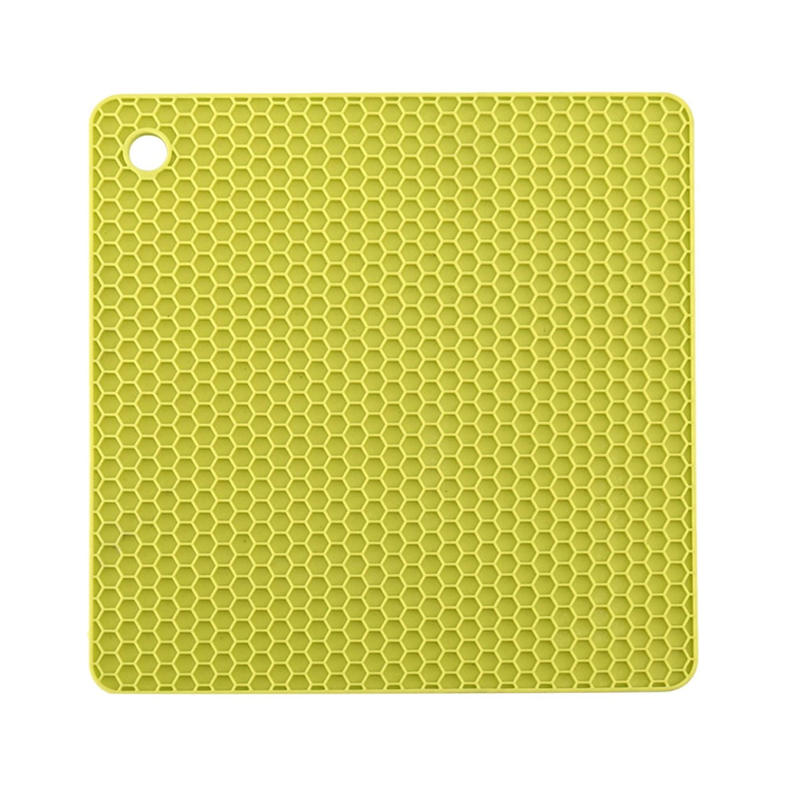 Square Silicone Honeycomb Mats Style Home Style Insulated Cooker Dish ...