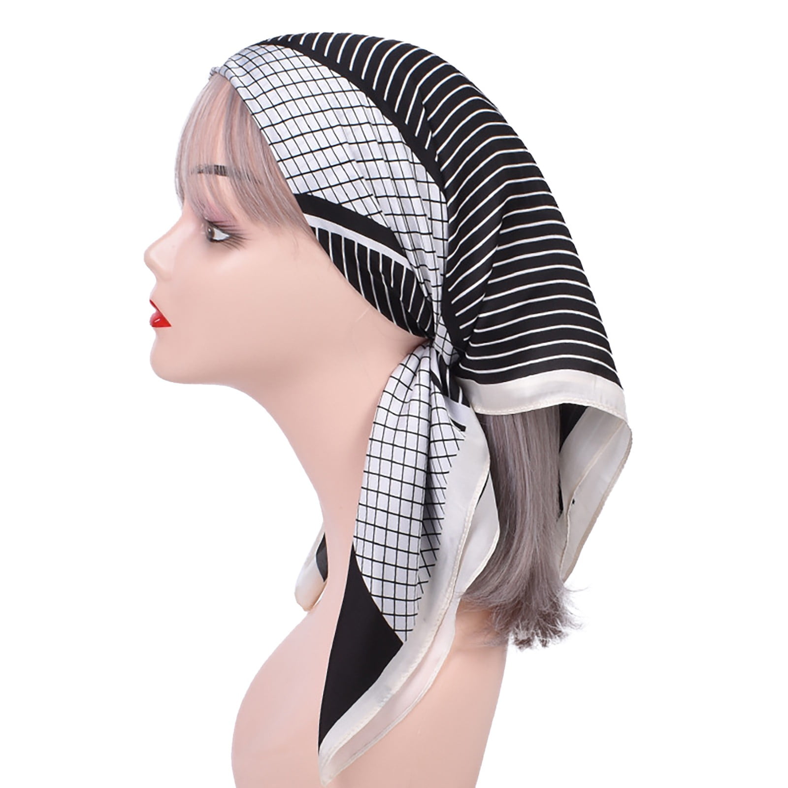 Square Silk Scarves for Women Womens Silk Like Headtop For Fashion ...