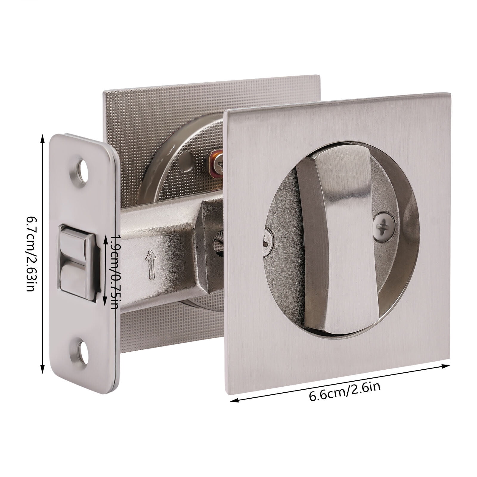 Square Sliding Door Lock Sliding Patio Glass Door Handle Set Internal ...