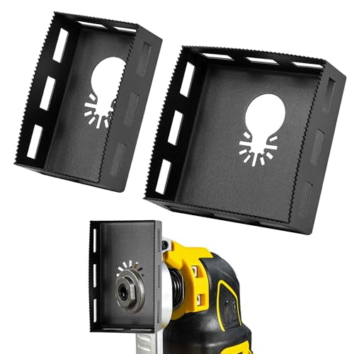 Square Slot Cutter Stainless Steel Drywall Oscillating Tool, Upgrade 2 ...