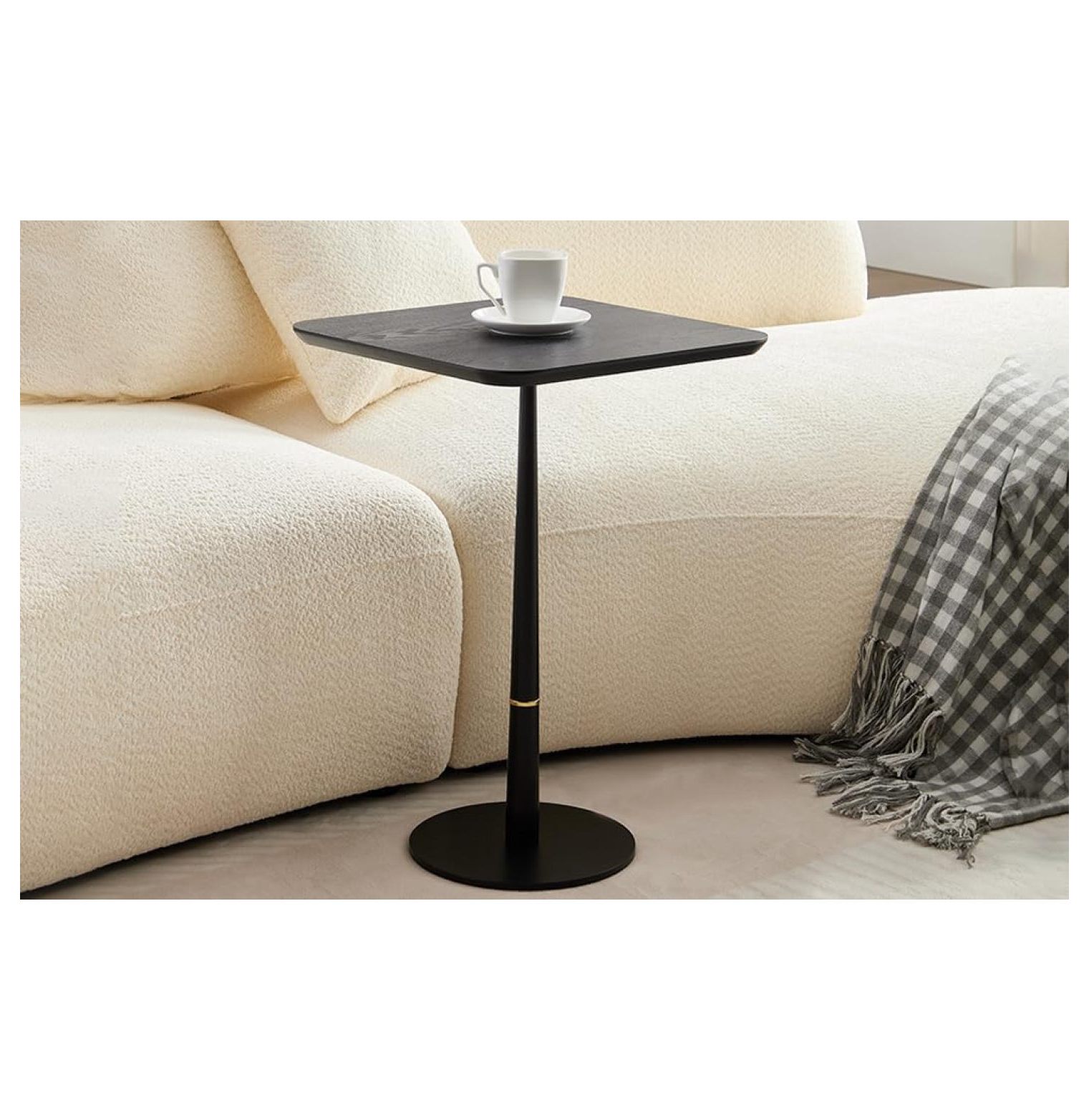 Square Small Drink Table,Modern Martini Table Pedestal Table,Mini Table ...