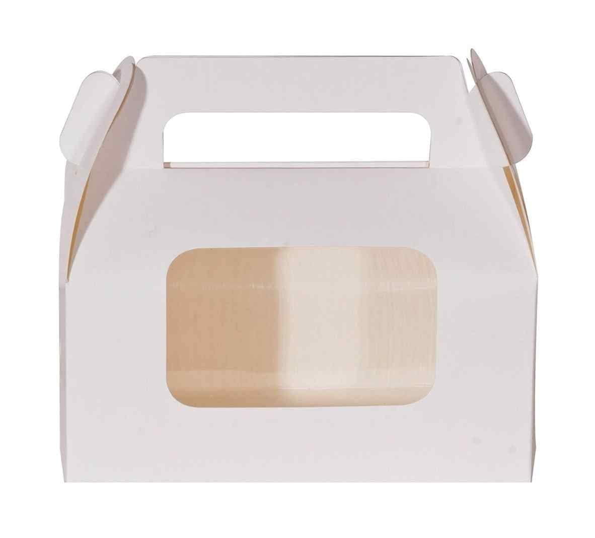 Square Solutions Hamper Jar Box With Window Handle Pack of 25 Nos ...