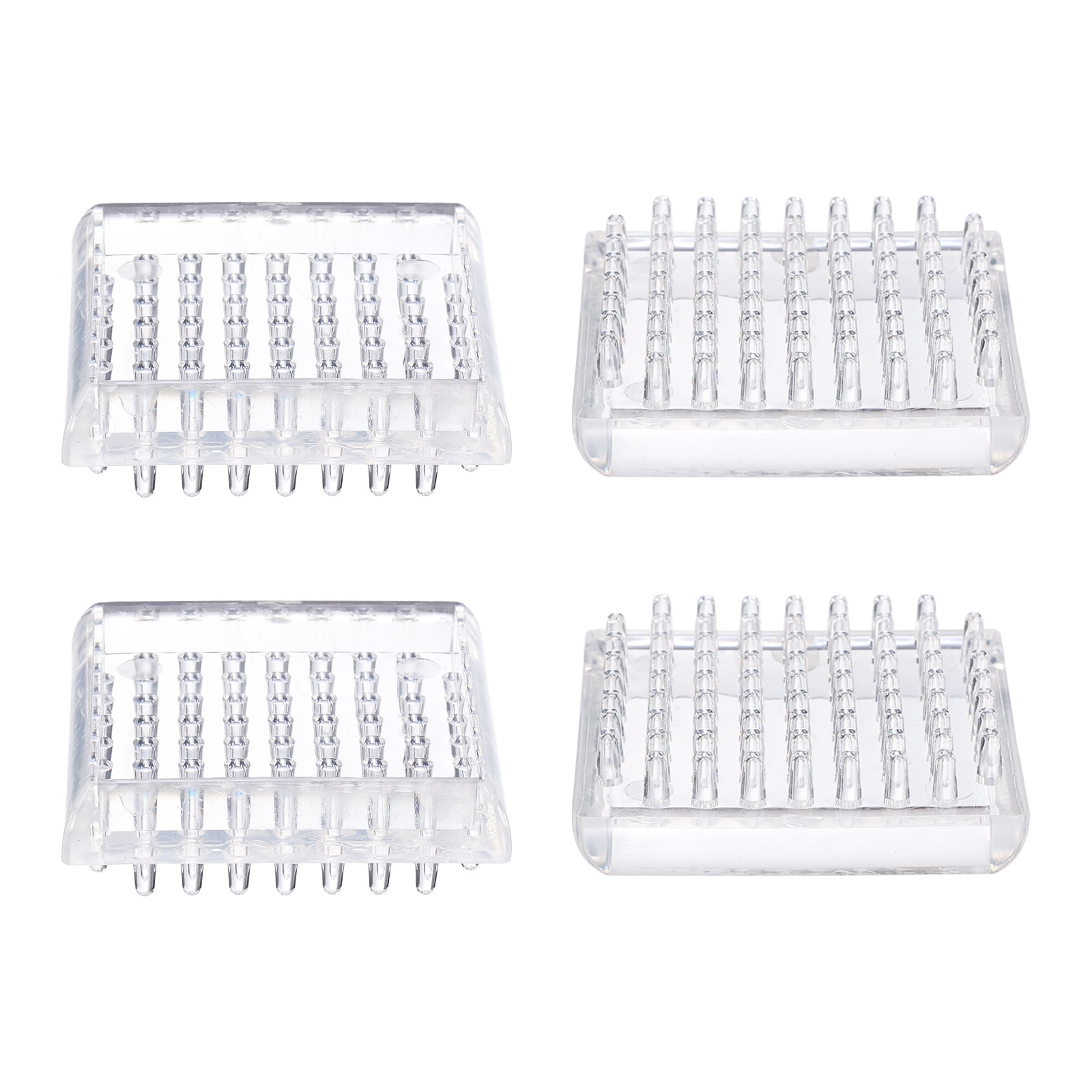 Square Spike Carpet Protector, 4 Pcs Plastic Caster Cups for Furniture ...