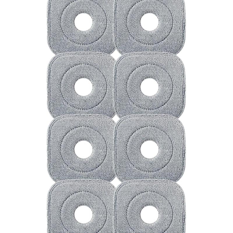 Square Spin Mop and Bucket Set, with Dirty&Clean Water Separation ...