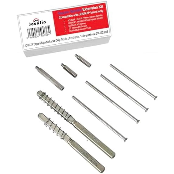 [Square Spindle] Thick Door Extension Kit - ONLY Compatible withSquare ...