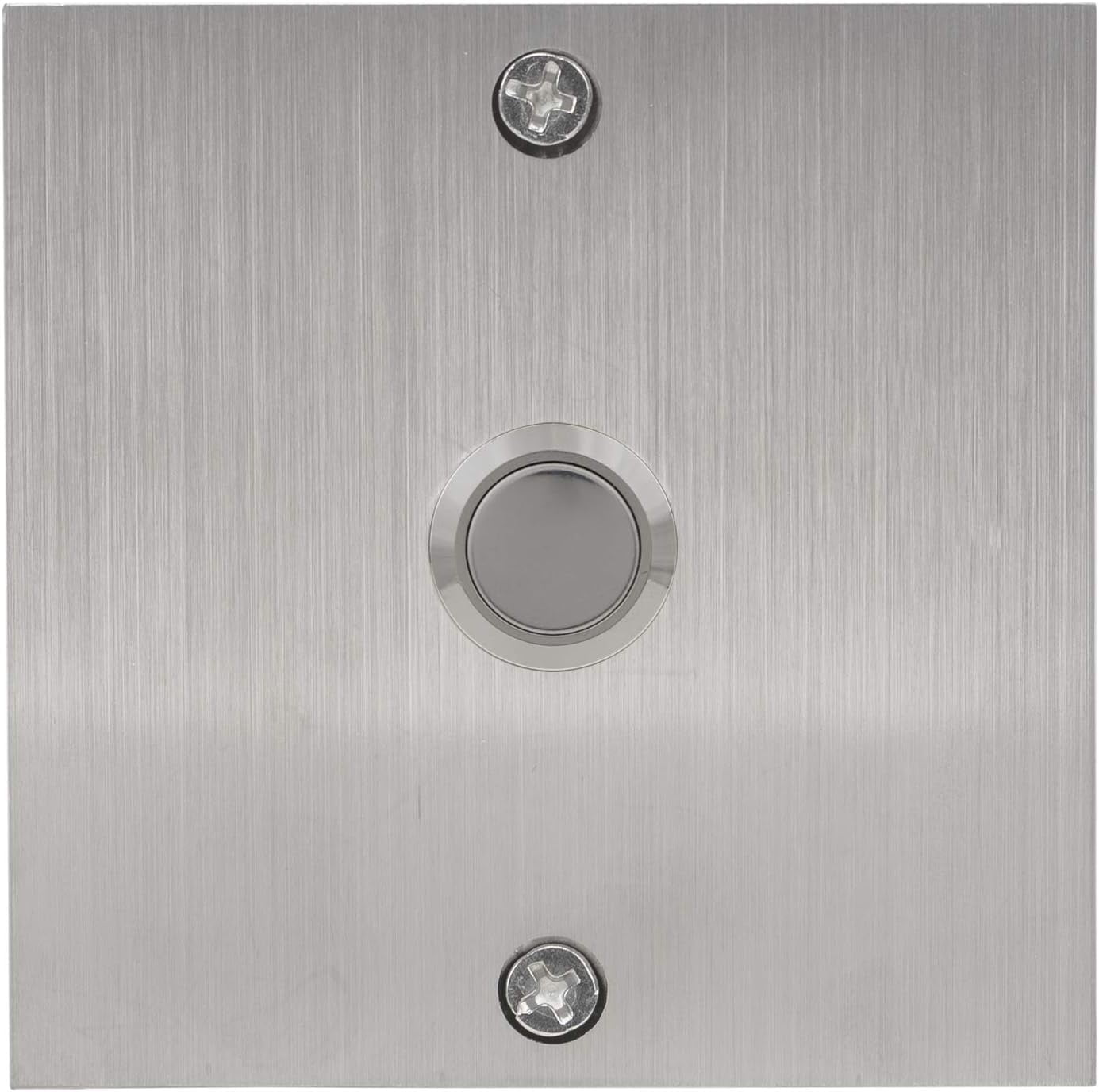 Square Stainless Steel Door - Wired Modern Push Button - Walmart.com