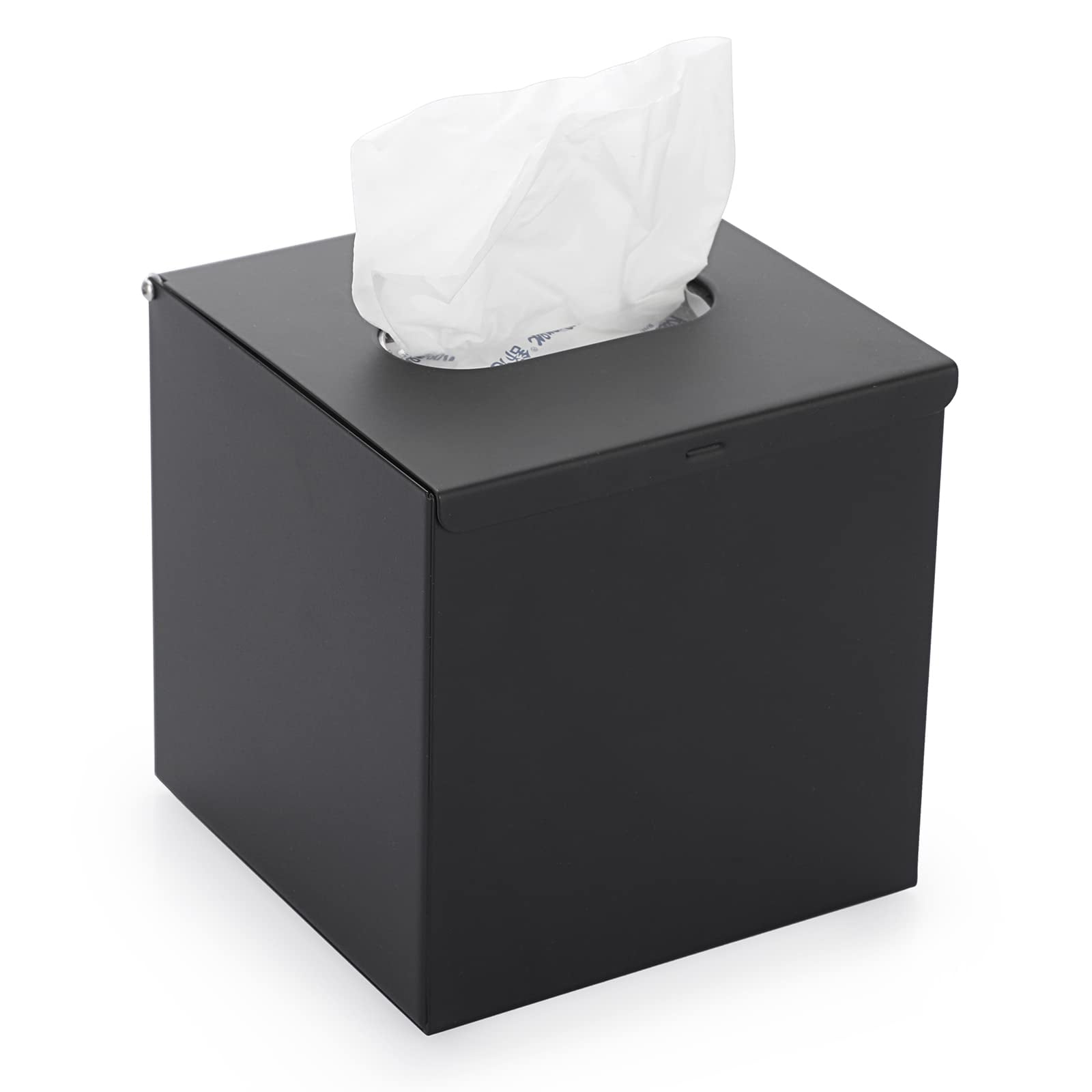 Square Stainless Steel Tissue Box Cover - Wall Mounted Stylish Paper ...