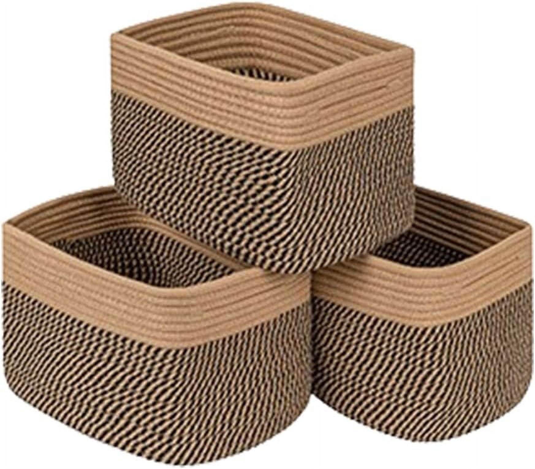 Square Storage Cube Bins Shelf Organizer Baskets,Woven Cube Storage ...