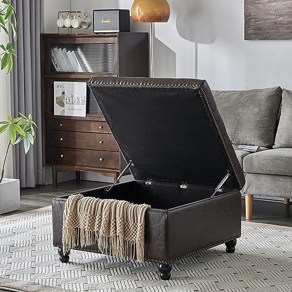 Square Storage Ottoman Bench Ottoman Coffee Table Bench Oversized ...