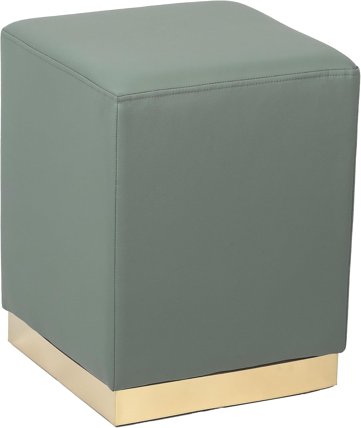 Square Storage Vanity Stool with Storage Small Vanity Chair Upholstered ...