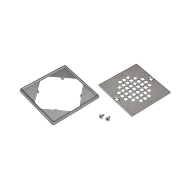 Square Strainer with Ring, Brushed Nickel - Walmart.com