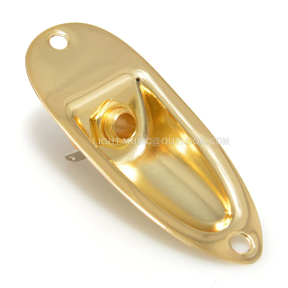 Square Style Plate Guitar Bass 1/4 Output Input Jack Socket for ...