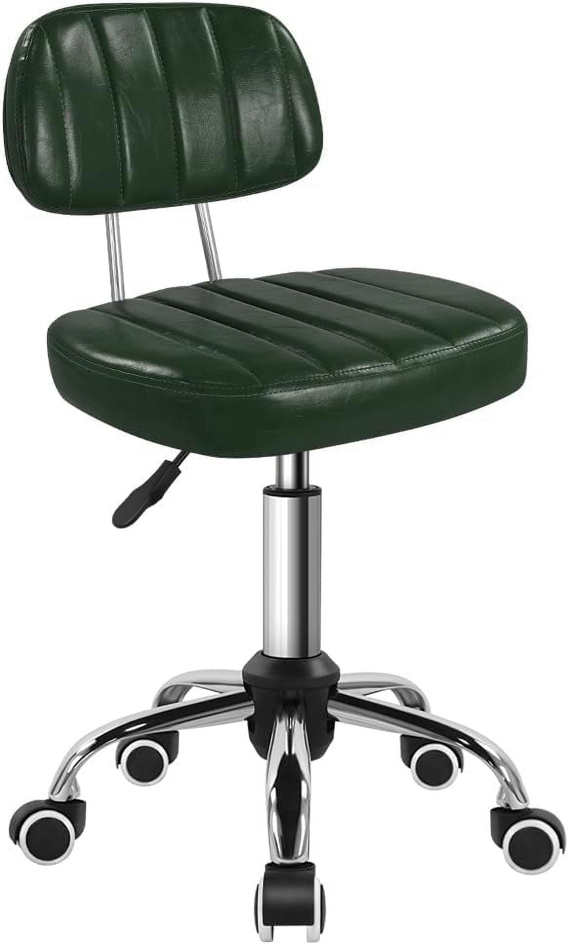 Square Swivel Stool with Wheel for Work SPA Shop Massage Height ...