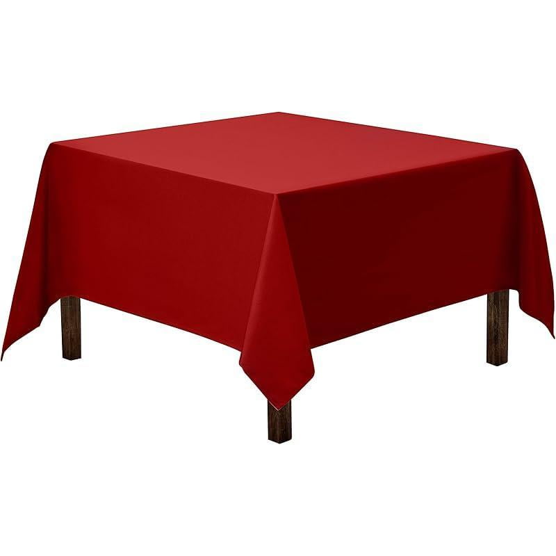 Square Tablecloth - 52 x 52 Inch Fuchsia Table Cloth for Small Square ...
