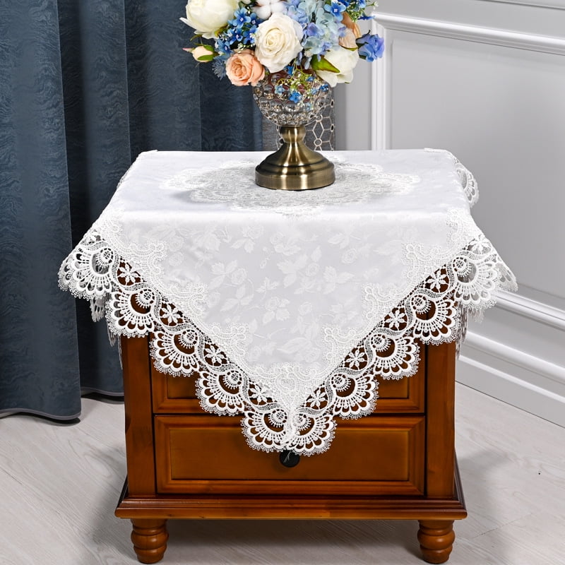 Square Tablecloth, Small Table Cloth, Coffee Table Cover, Bedside Table ...
