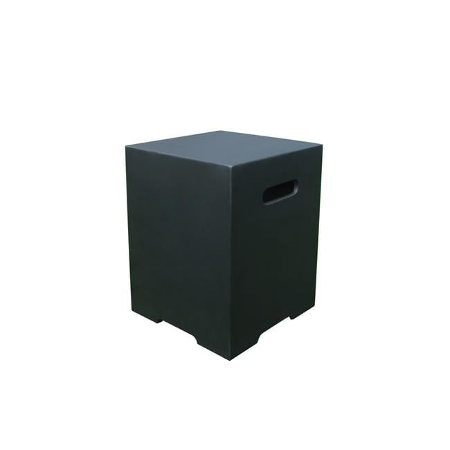 Square Tank Cover - Concrete Honed Black Color - Walmart.com