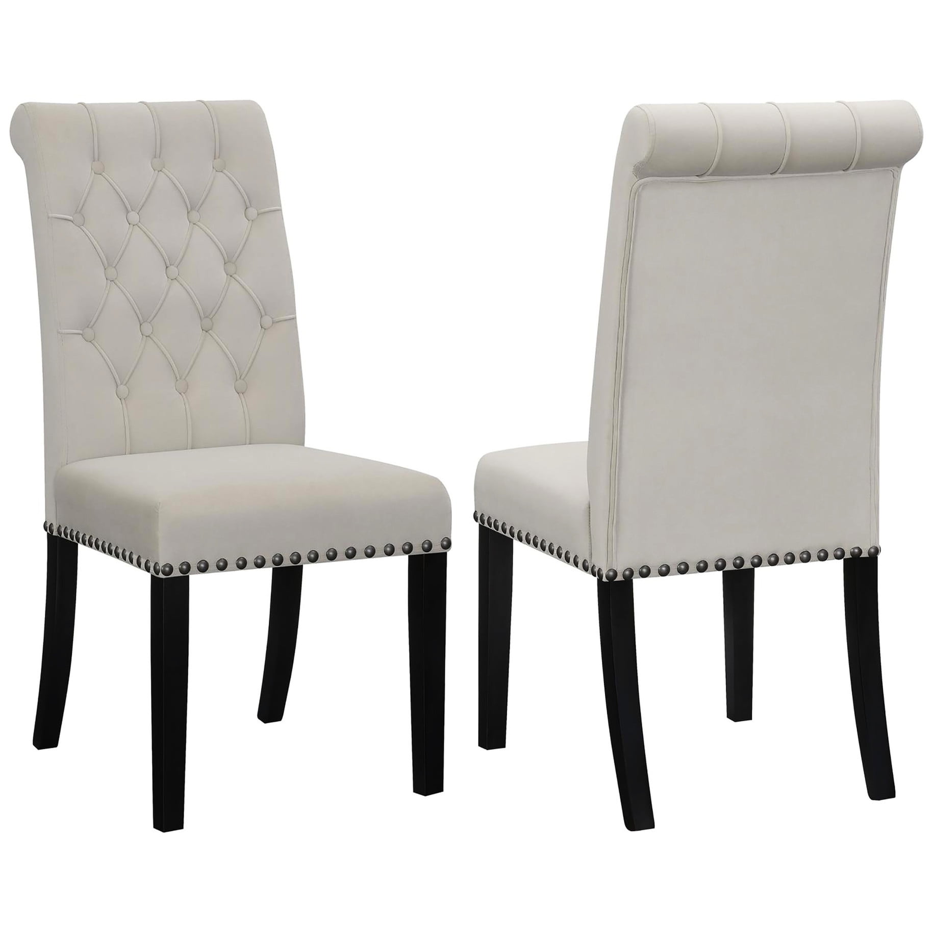 Square Tapered Legs & Ornate Accent Chairs - Multiple Areas for a ...