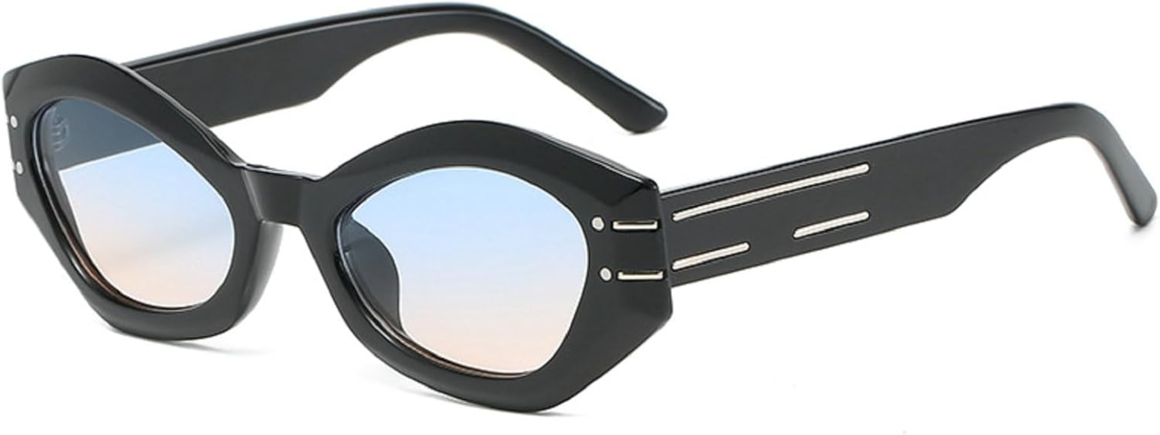 Square Thick Frame Wide Leg Sunglasses Women Retro Beach Sunglasses Men ...