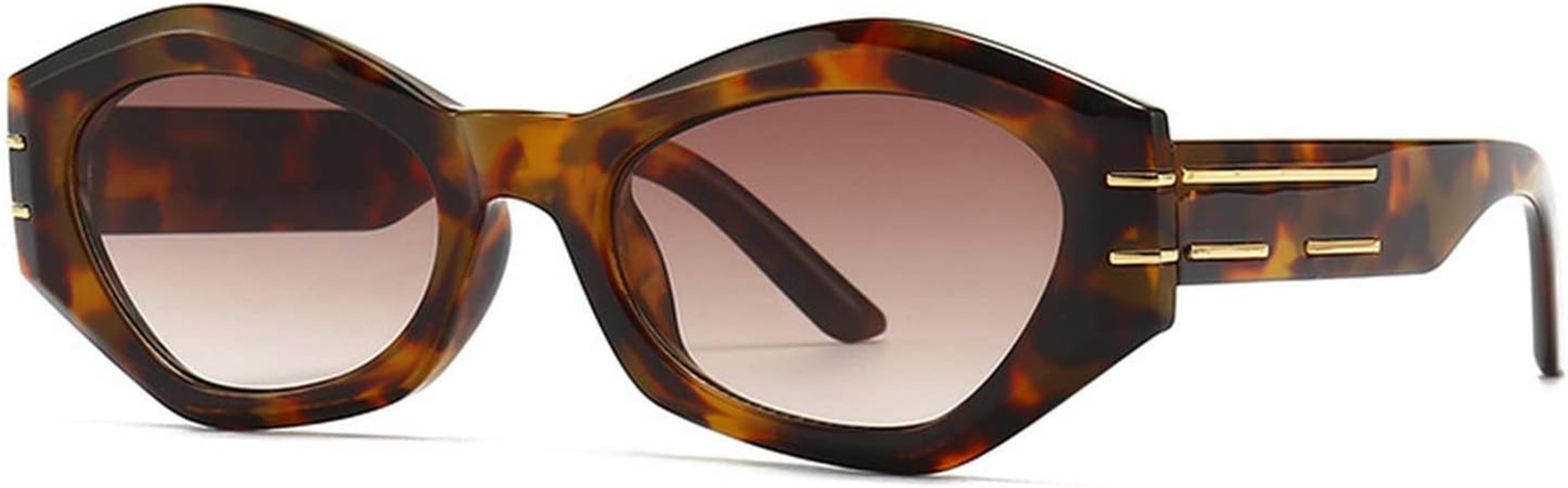 Square Thick Frame Wide Leg Sunglasses Women Retro Beach Sunglasses Men ...