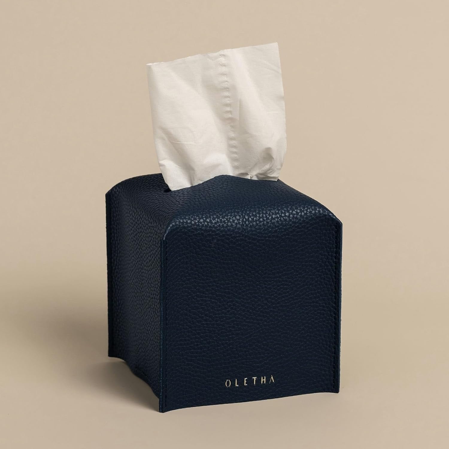 Square Tissue Box Cover - Aesthetic Desk Decor for Room, Home & Office ...