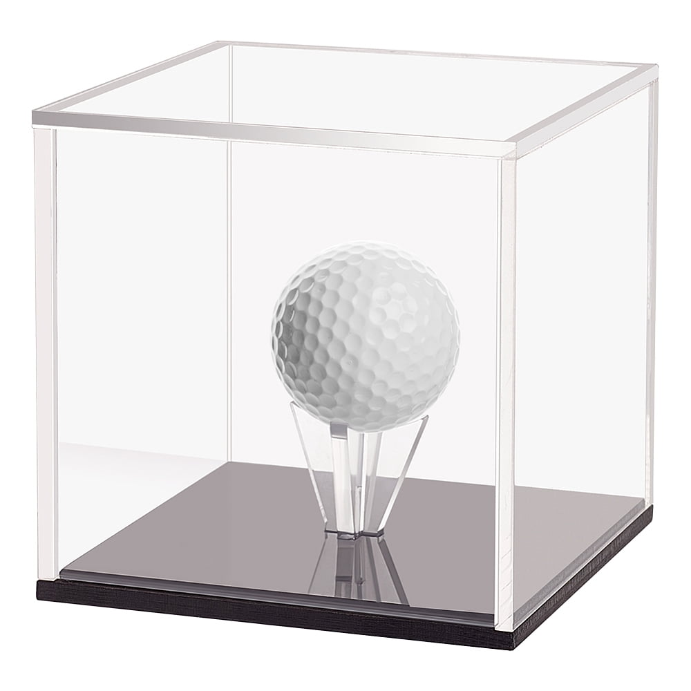 Square Transparent Acrylic Golf Ball Display Case Dustproof Golf Ball ...