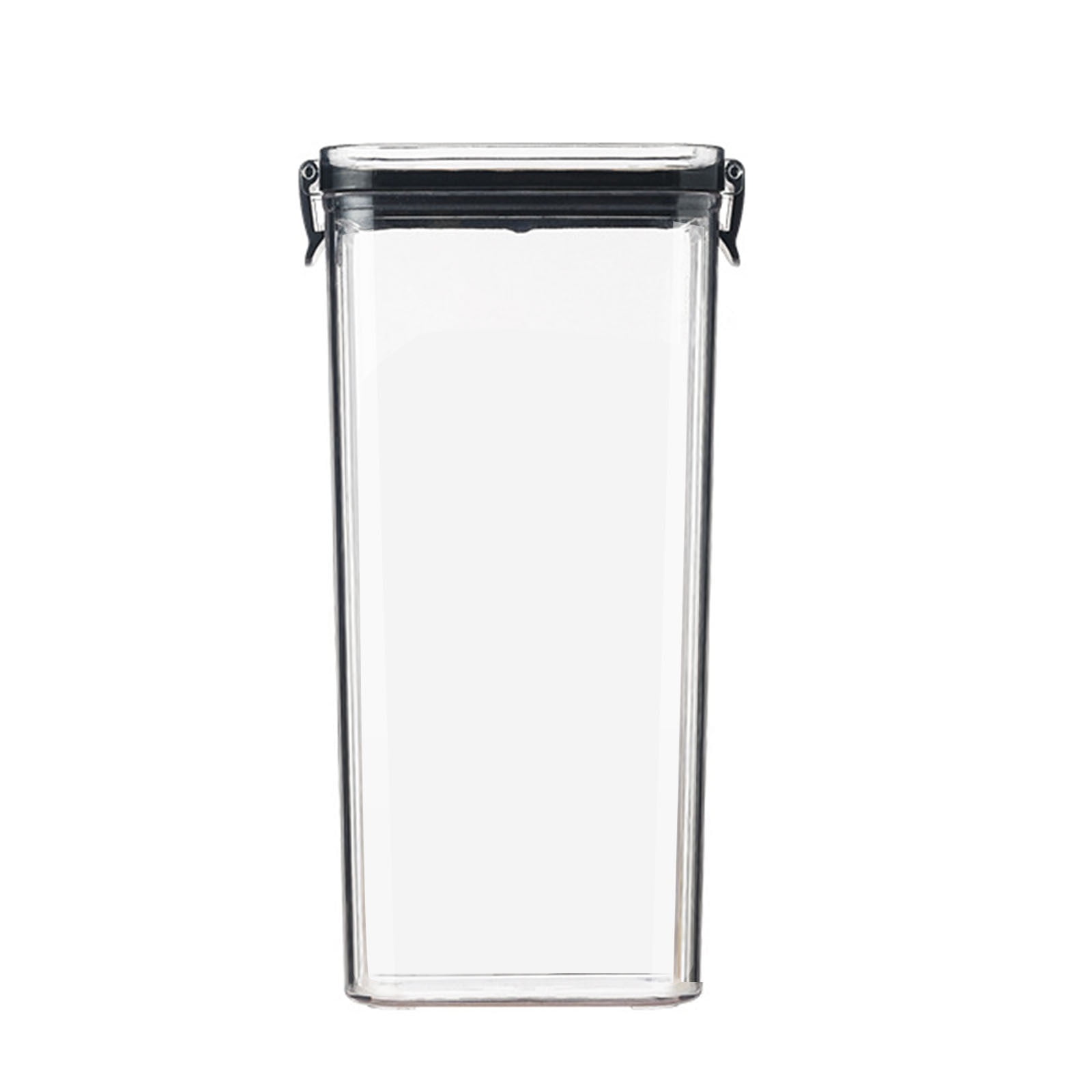 Square Transparent Airtight Jar Fresh Keeping Box Kitchen Grain Storage ...