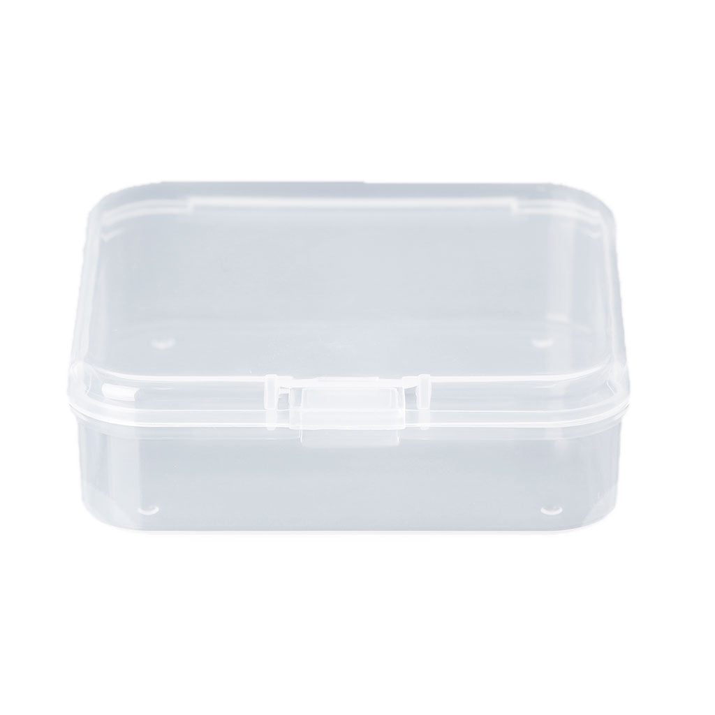 Square Transparent Plastic Jewelry Storage Boxes Beads Crafts for Case ...