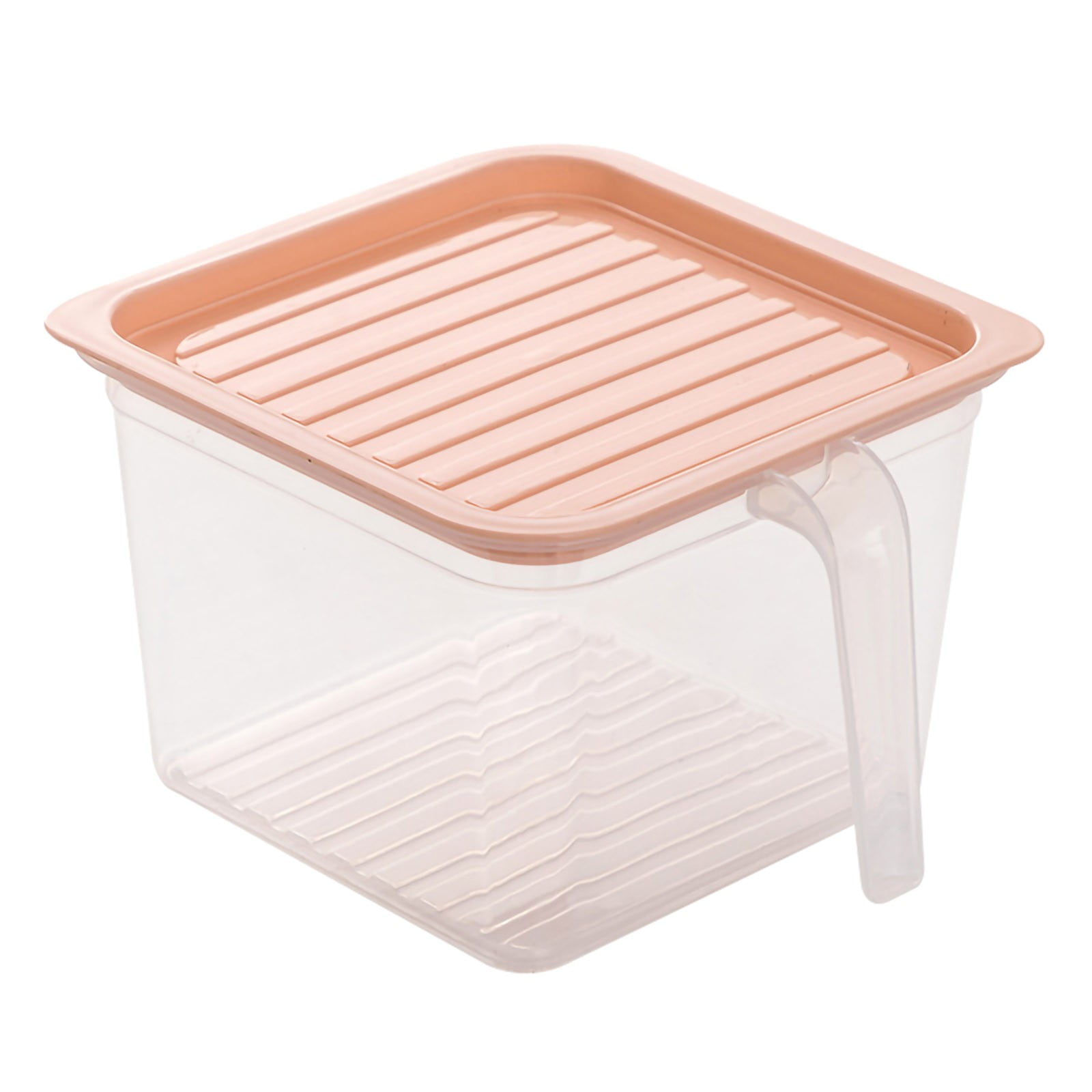 Square Transparent Refrigerator Storage Box, with A Lid Can Be Stacked ...