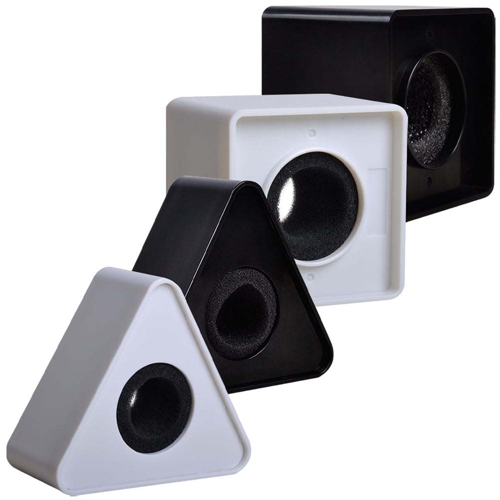 Square Triangle Microphone Logo 4 Pcs Case Mini Intervie Interview ...