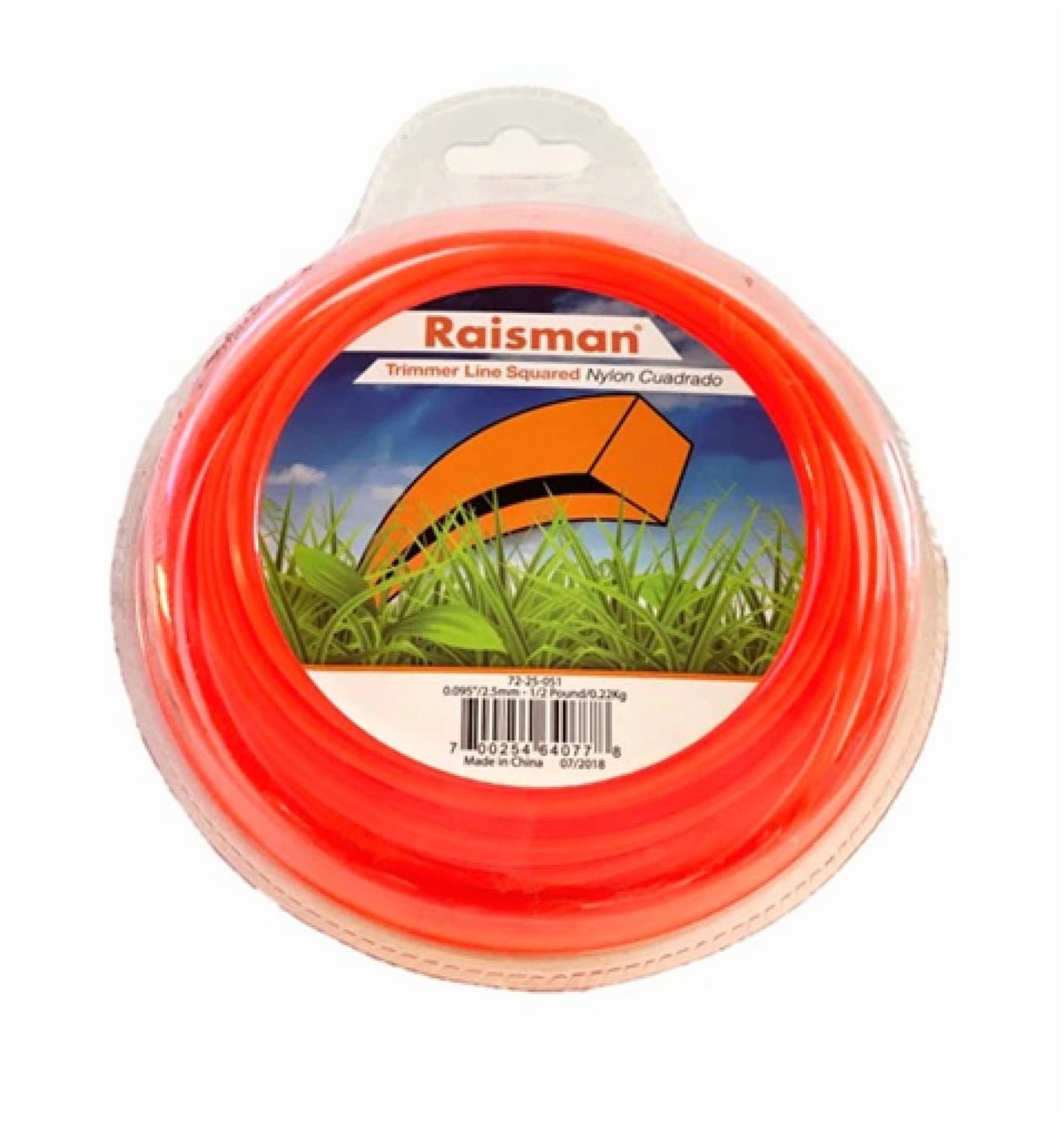 Square Trimmer Line .095-Inch by 120 Feet for Trimmers Brushcutters (1/ ...