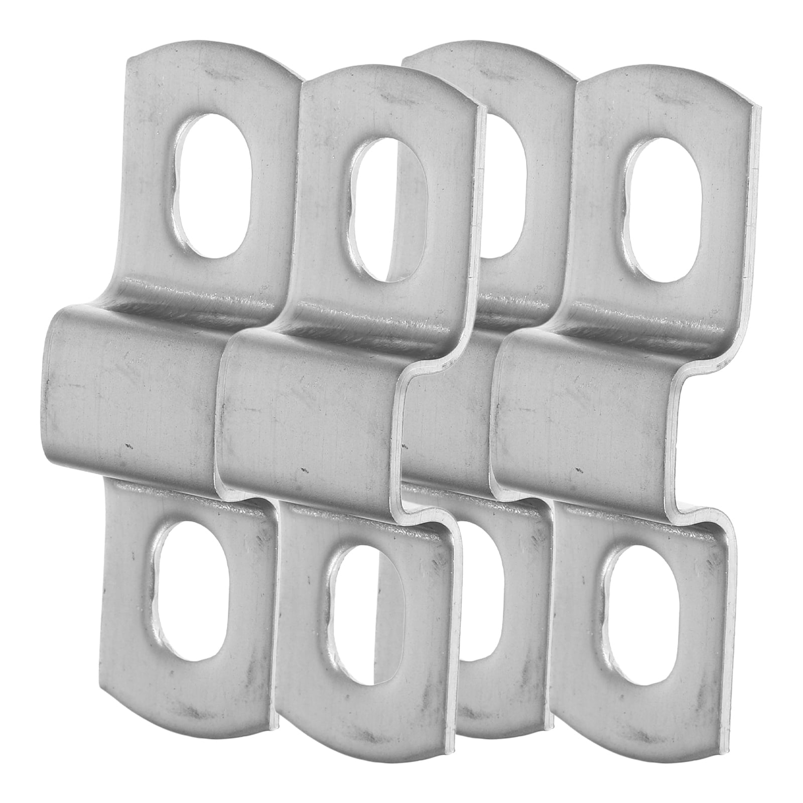 Square Tube Buckle 4 Pcs Bar Holder Bracket Brackets Pipe Strap Card ...