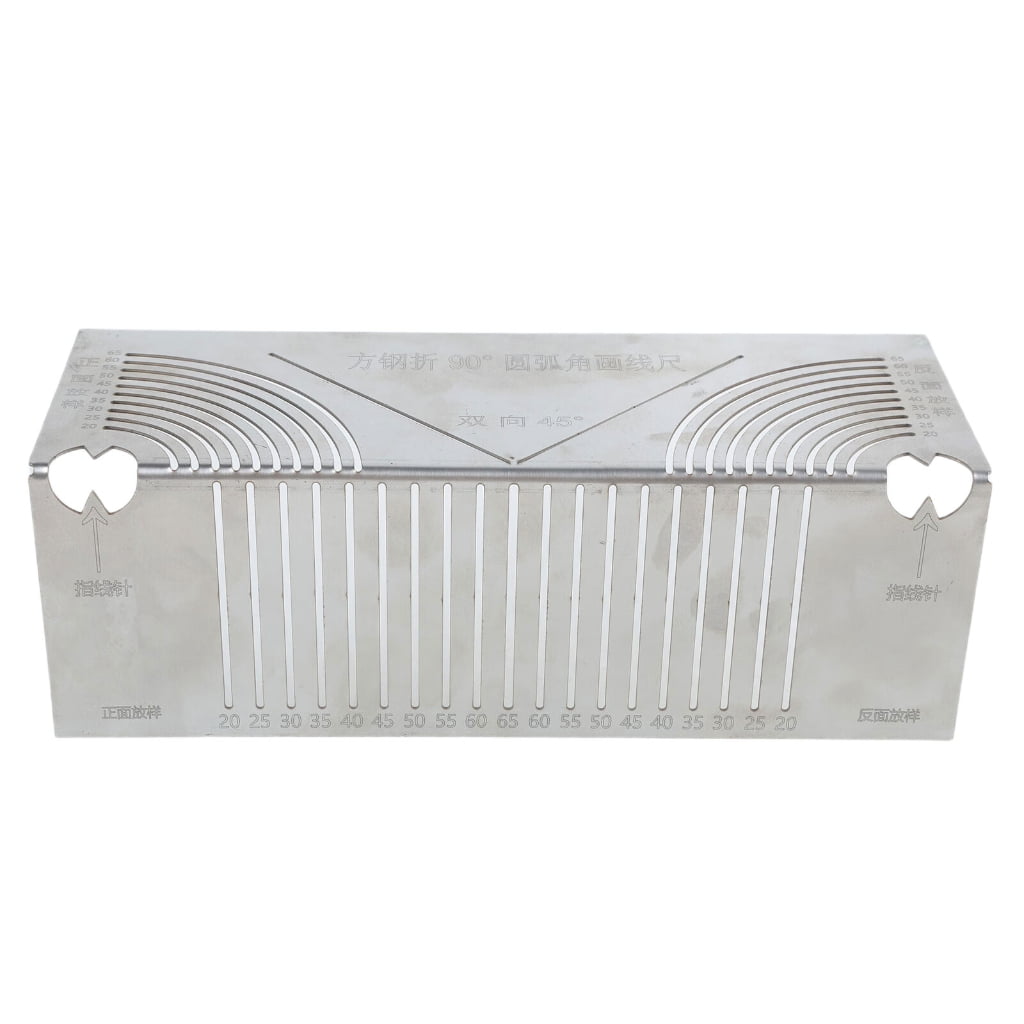 Square Tube Folding Right Angles Drawing Tool Round Corners Line Drawer ...