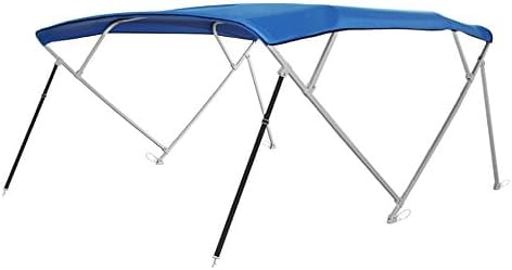 Square Tube Pontoon 4-Bow Boat Bimini Top Cover Canopy, 10'L x 91-96" W ...