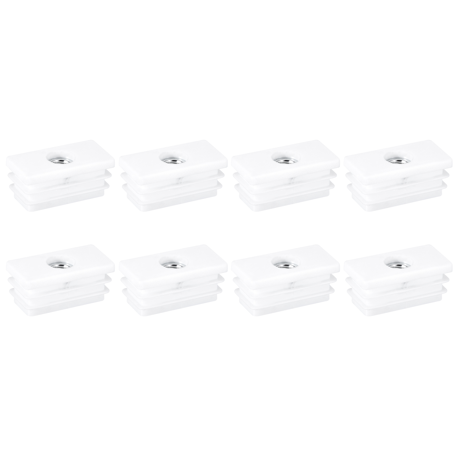 Square Tubes, 8 Pack 20 x 40mm - PP Chair Cover with M8 Thread ...