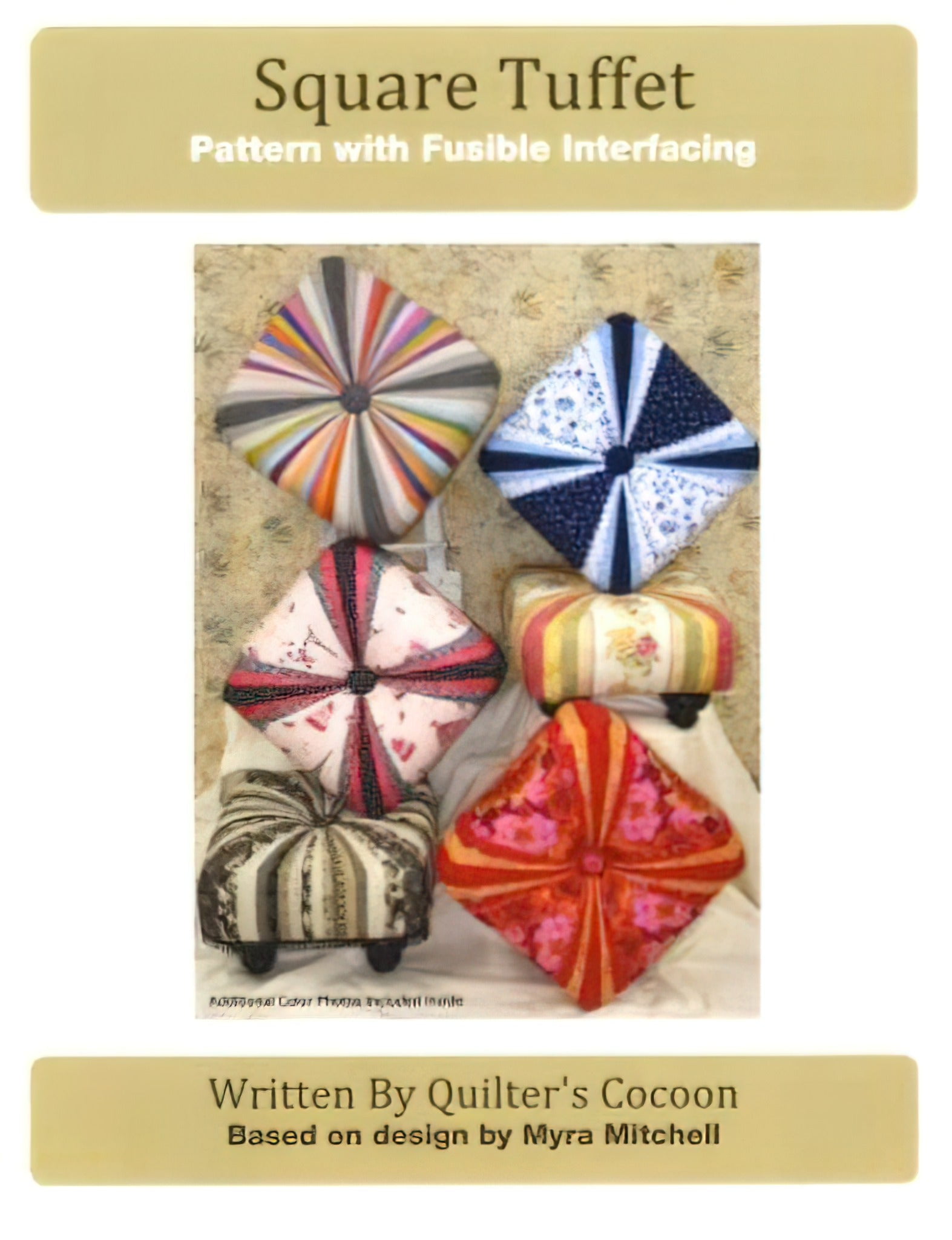 Square Tuffet Pattern with Fusible Interfacing - Walmart.com