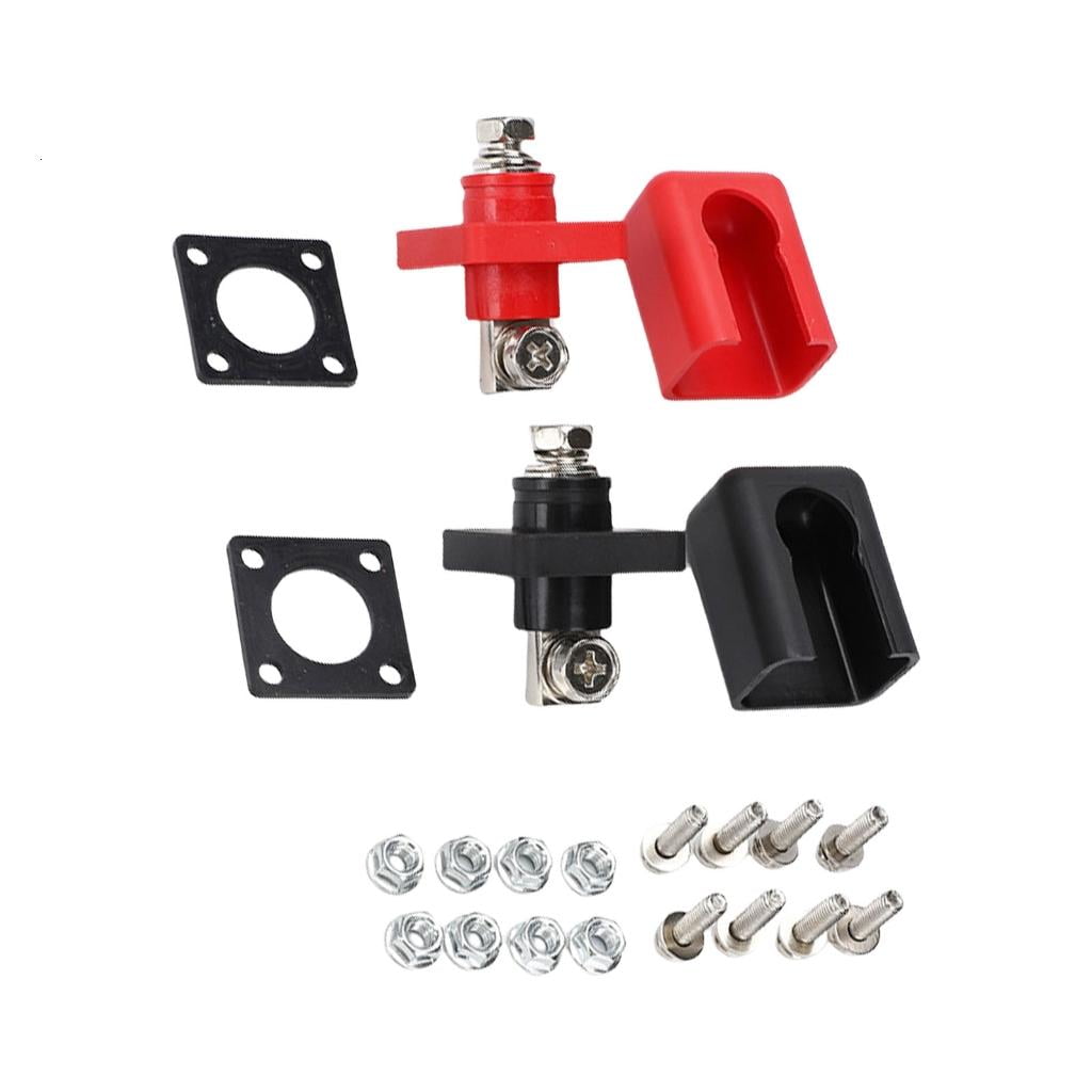 Square Type 120A Brass Battery Terminals Resistant for Vehicle Wiring ...