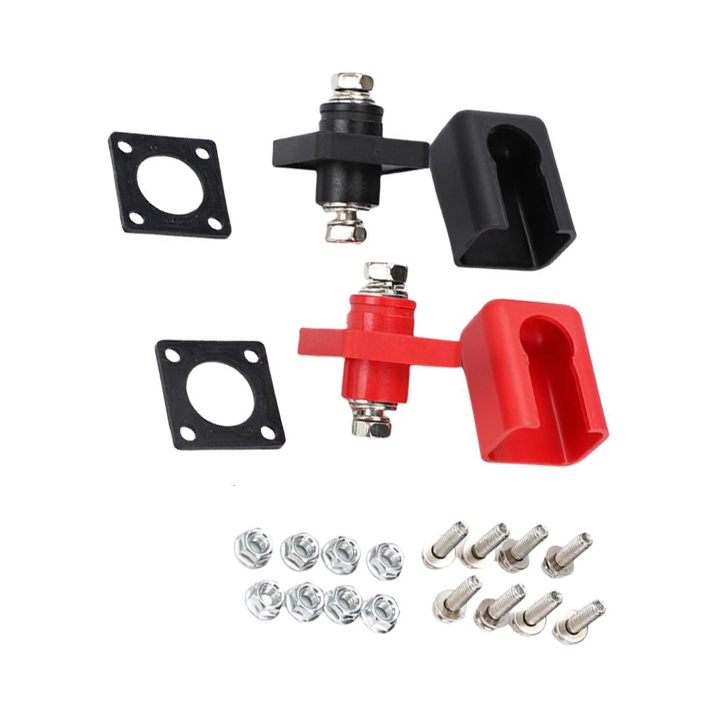 Square Type 120A Brass Battery Terminals Resistant for Vehicle Wiring ...