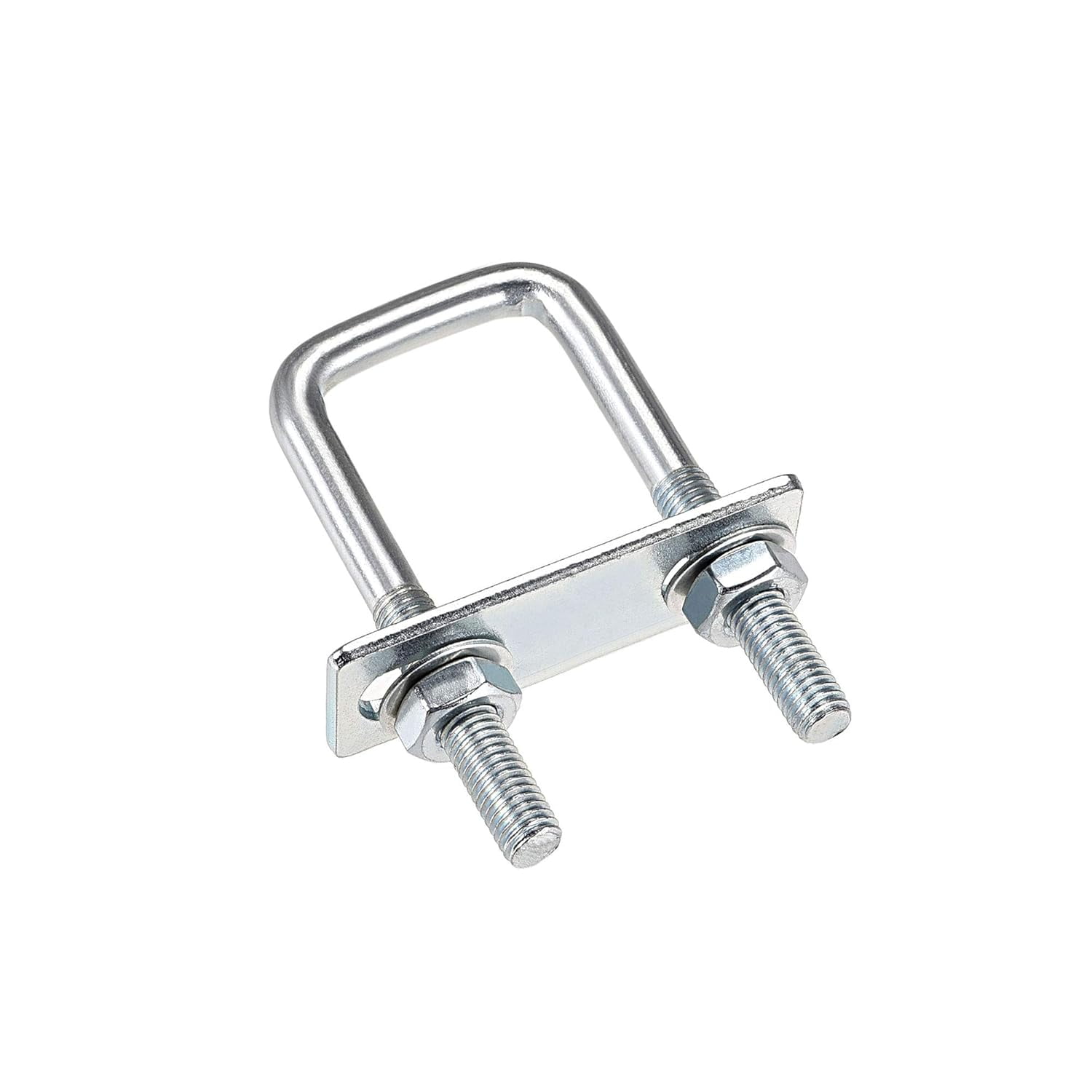 Square U-Bolts 1-5/8"(40mm) Inner Width Carbon Steel M8 with Nuts ...