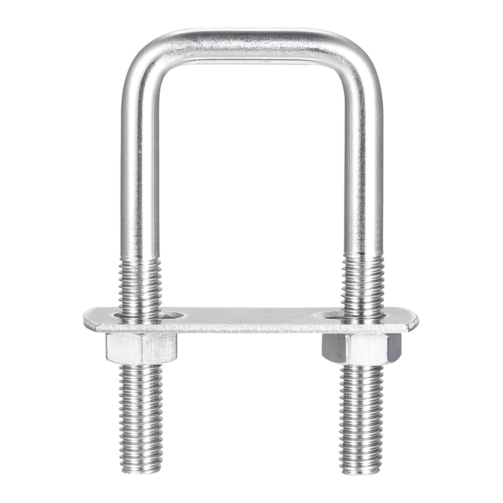 Square U-Bolts 2 Sets 32mm Inner Width 75mm Length M8 304 Stainless ...