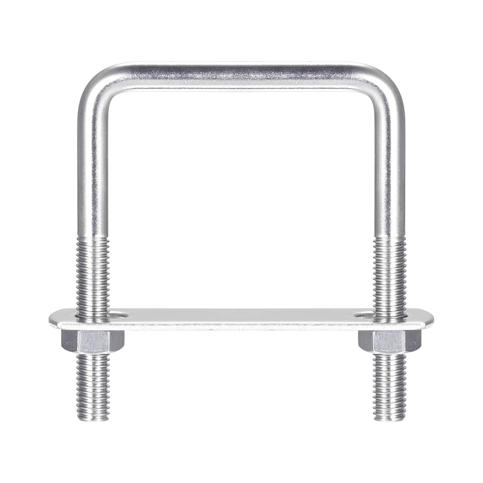 Square U-Bolts 2 Sets 57mm Inner Width 80mm Length M8 304 Stainless ...