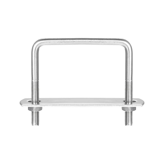 Square U-Bolts 2 Sets 62mm Inner Width 60mm Length M6 304 Stainless ...