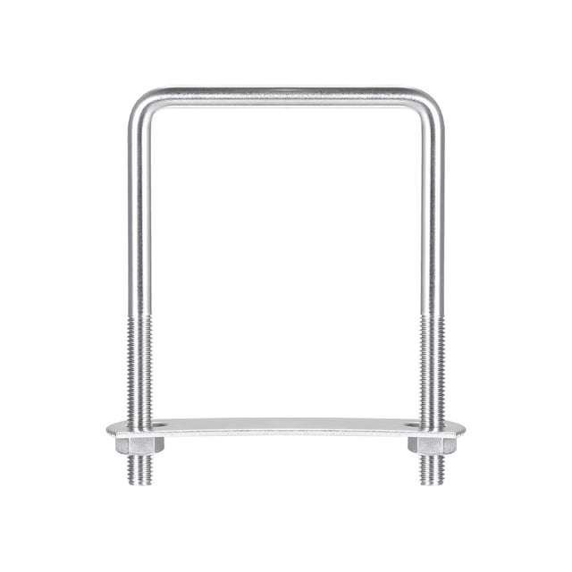 Square U-Bolts 2 Sets 82mm Inner Width 120mm Length M8 304 Stainless ...