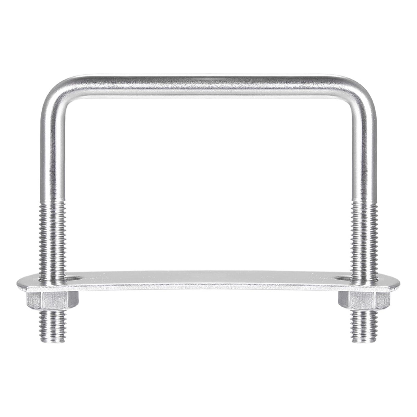 Square U-Bolts 2 Sets 82mm Inner Width 70mm Length M8 304 Stainless ...