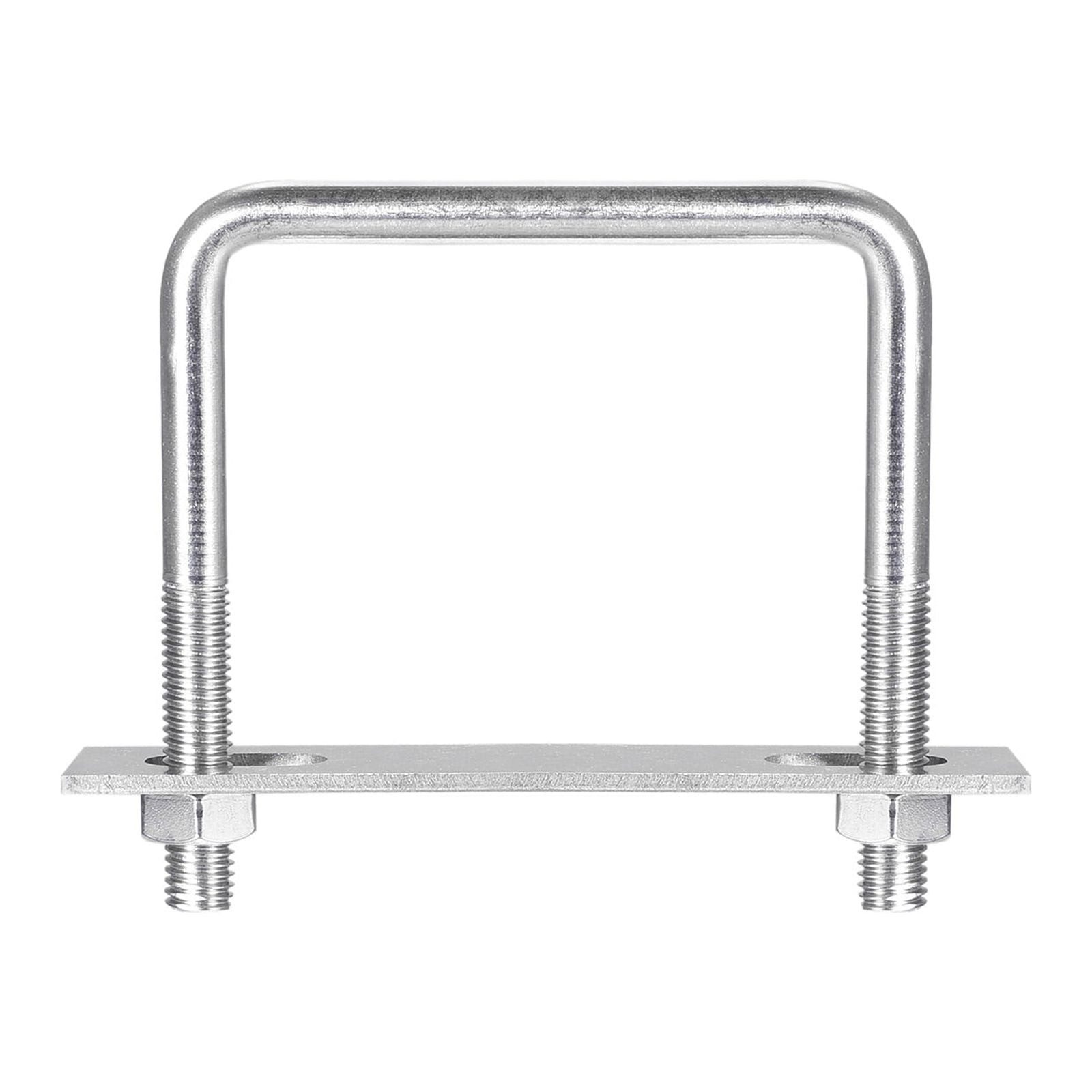 Square U-Bolts 2 Sets 87mm Inner Width 100mm Length M10 304 Stainless ...