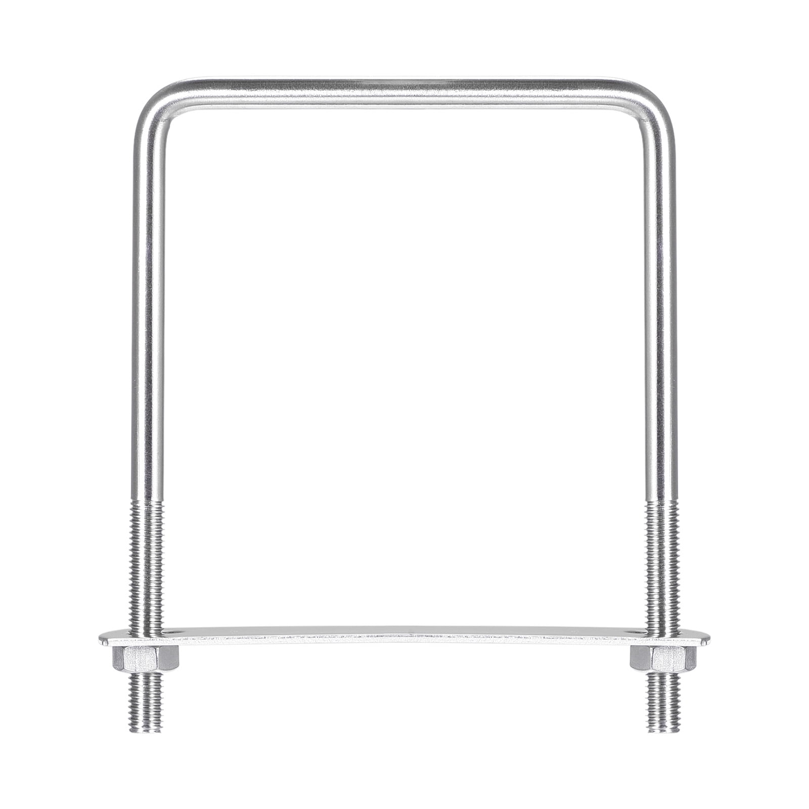 Square U-Bolts 3 Sets 102mm Inner Width 140mm Length M8 304 Stainless ...